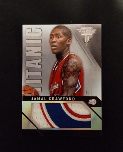 2013-14 Panini Titanium - Titanic Threads Jumbo Prime #5 Jamal Crawford ...