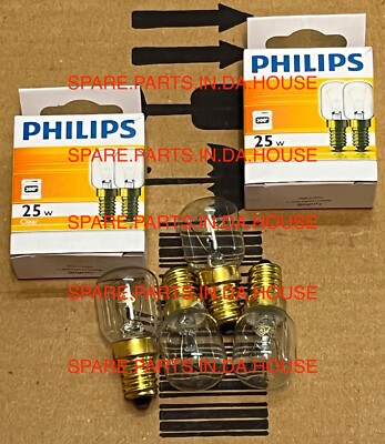 4 x Chef 644 Classic Oven Lamp Light Bulb Globe EOC644S EOC644S*04 ...