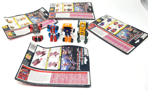 LOT: G1 Transformers 1984-1985 Minibots Huffer Gears Windcharger Brawn ...
