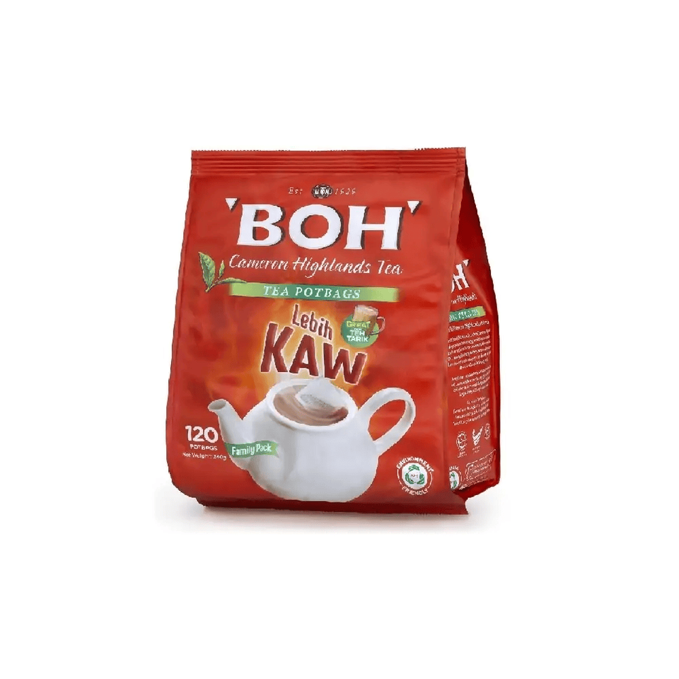 BOH Tea 240 Potbag Malaysia Hot Cold Drink Cameron Highlands Teh Tarik ...