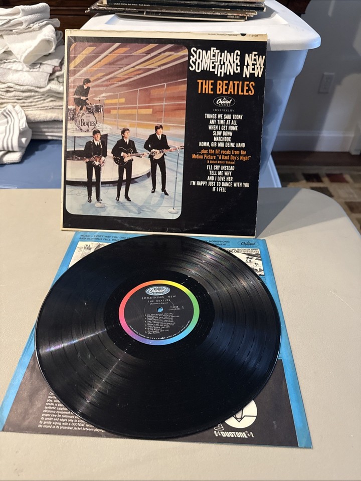 The Beatles Something New T 2108 Rock Pop High Fidelity Mono Vinyl ...