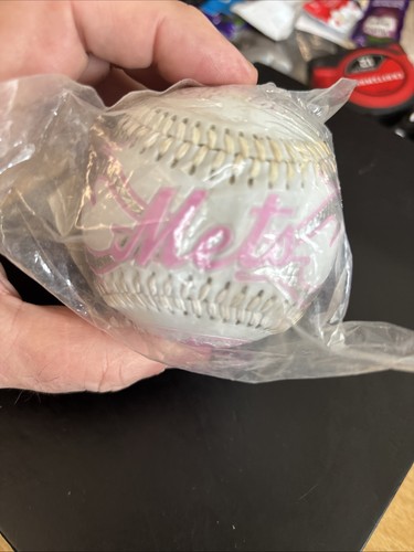 Pink Flames METS Baseball Brand New | eBay