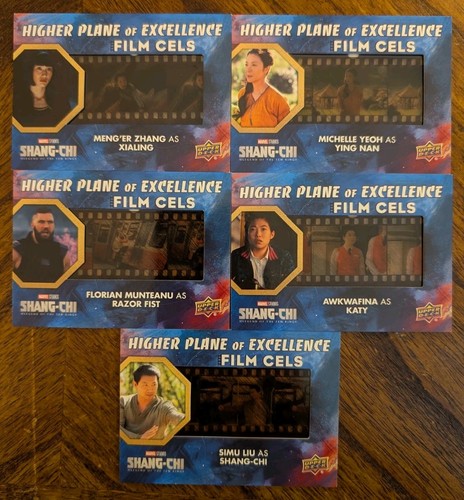 Lot Of 5 SHANG-CHI MARVEL FILM CELL Cards - Free Shipping - Excellent ...