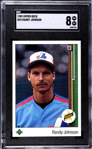 1989 Upper Deck - #25 Randy Johnson (RC) SGC 8 NMMT | eBay