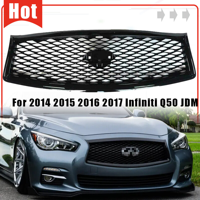 Fit 2014-2017 Infiniti Q50 Sport Upper Grill/Lower Grille/Fog Lights ...