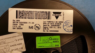 (50 PCS) SI2315BDS-T1-E3 VISHAY MOSFET P-CH 12V 3A SOT23-3 ROHS | eBay
