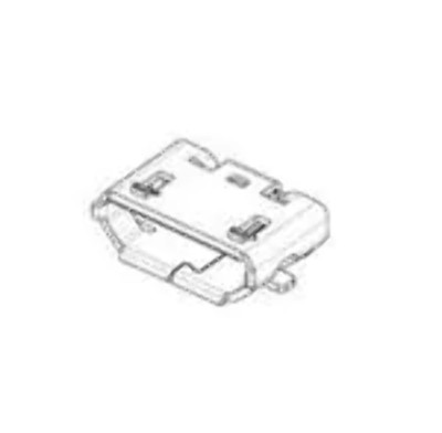 Pack of 5 0473460001 Connector Receptacle 5POS Micro USB R/A :RoHS, Cut ...