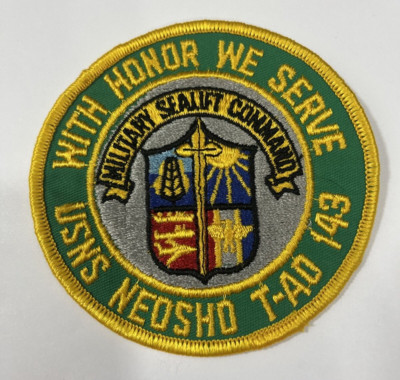 USNS Neosho T-AO 143 Patch | eBay