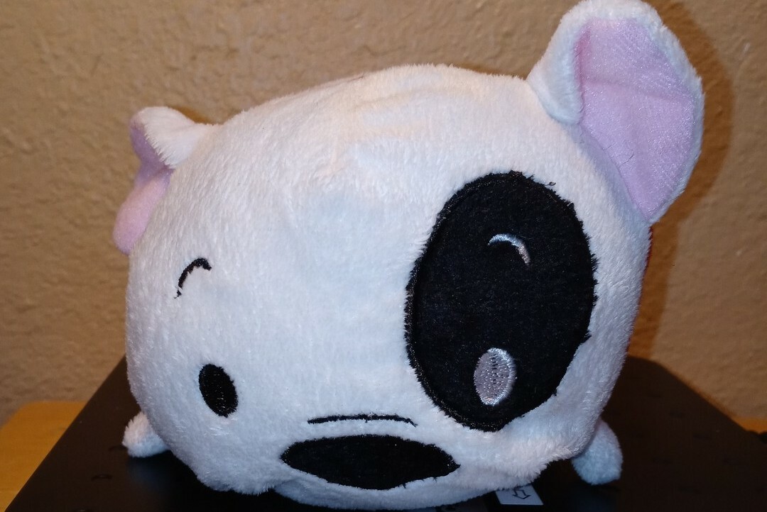 pug pug Dog BUN BUN Stacking Plush Toy - Excellent Condition super soft ...