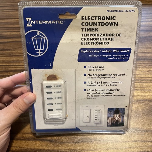 Intermatic EI210WC Electronic Countdown Timer 1/2/4/8 Hour Intervals | eBay