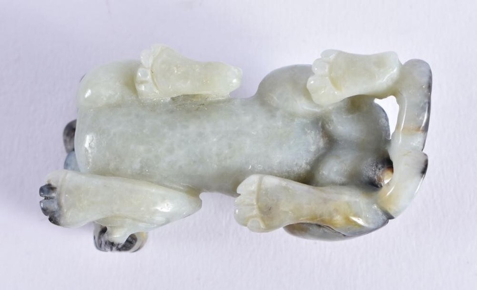 Chinese Archaic Jades-49 HAN DYN A MYTHICAL BEAST, BIXIE 漢 · 玉辟邪 | eBay