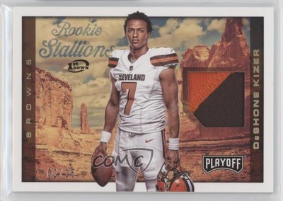 2017 Panini Playoff Stallions 1st Down Prime /25 Deshone Kizer #RS-DK ...