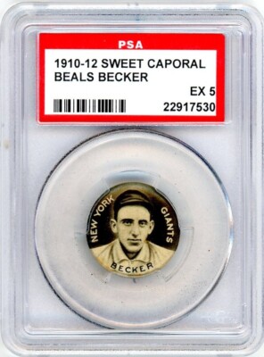 1910 - 1912 Sweet Caporal Pins Beals Becker PSA 5 P1413 | eBay