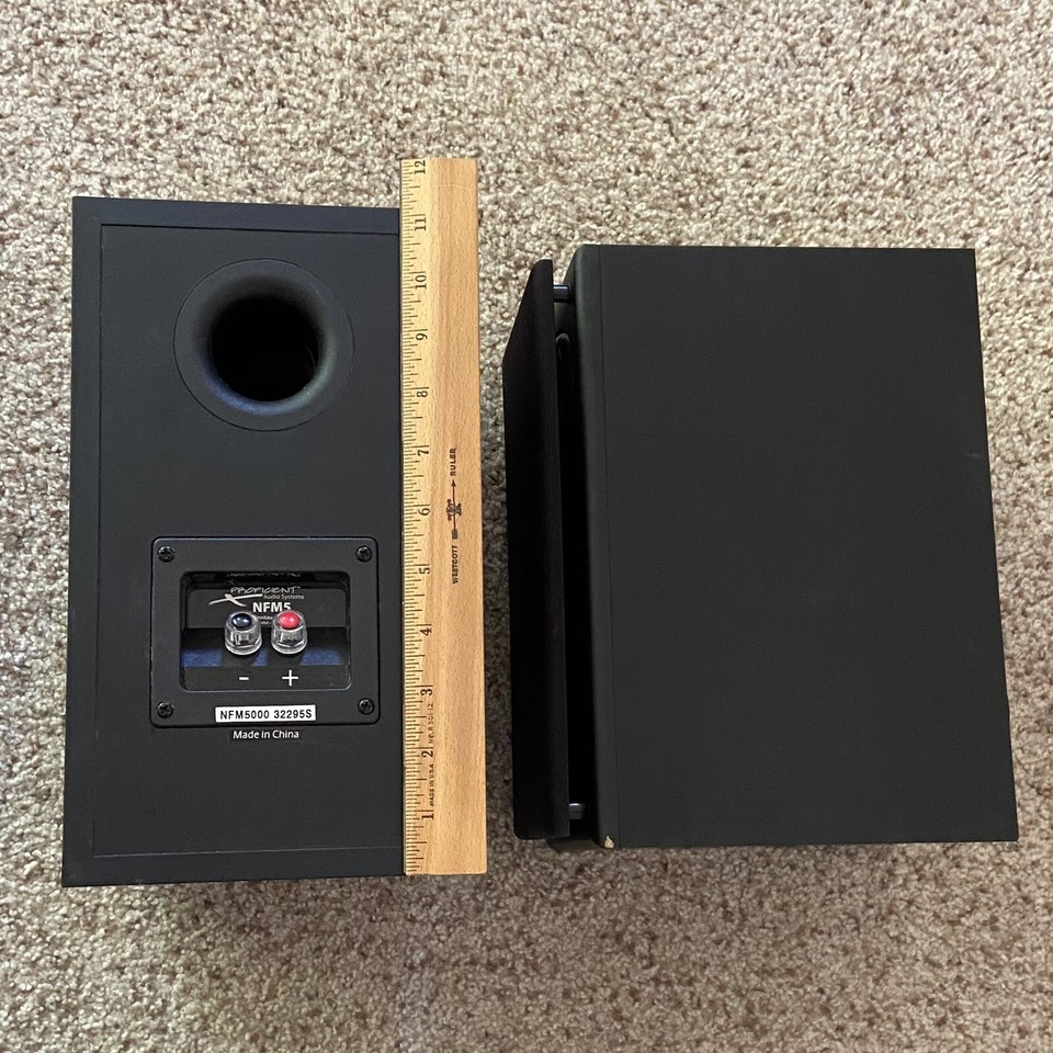 Proficient Audio Systems NFM5 Speakers Pair Black Near Field Monitors ...