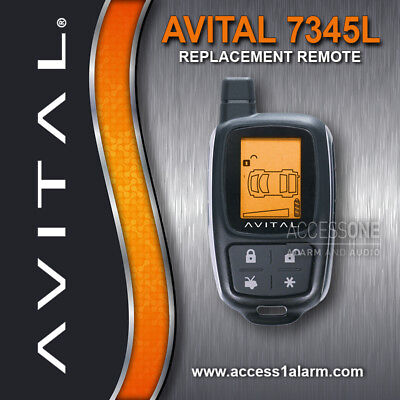 Avital 7345L 2-Way LCD Replacement Remote Control For Avital 5305L or ...
