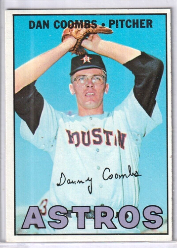Dan Coombs-Houston Astros-1967 Topps Baseball Card #464 | eBay