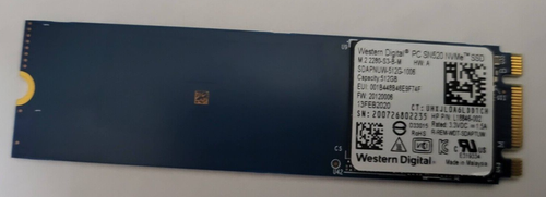 WESTERN DIGITAL PC SN520 SDAPNUW-512G 512GB M.2 2280 NVME PCIE X2 SSD ...