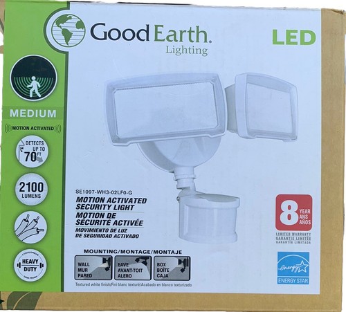 Good Earth Lighting LED Motion Activated Security Light 2100 Lumens ...