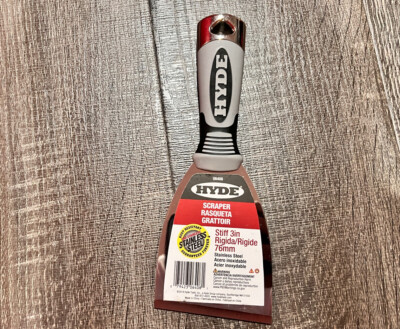HYDE 06408 Stiff Scraper, 3", 3" Stiff Stainless Steel Scraper | eBay