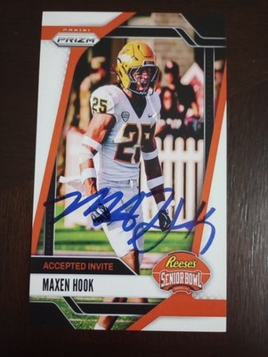 MAXEN HOOK 2025 SENIOR BOWL ROOKIE PHILADEPHIA EAGLES AUTOGRAPH | eBay