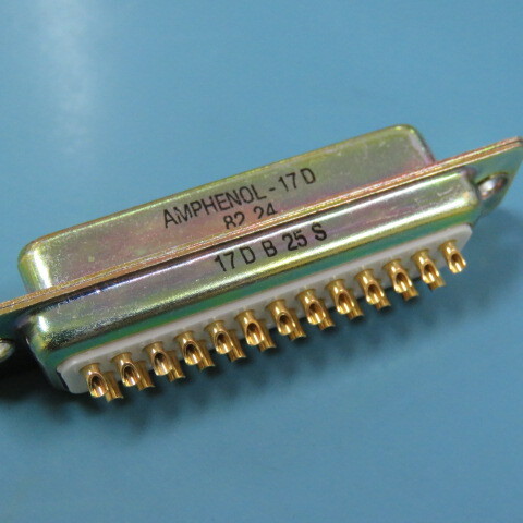 Amphenol 17-DB25S Qty of 1 per Lot D SUBMINIATURE CONNECTOR, 25 CONTACT ...