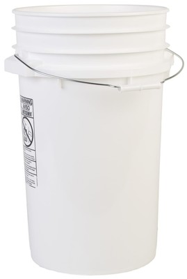 Premium 7 Gallon Bucket, HDPE, White | eBay