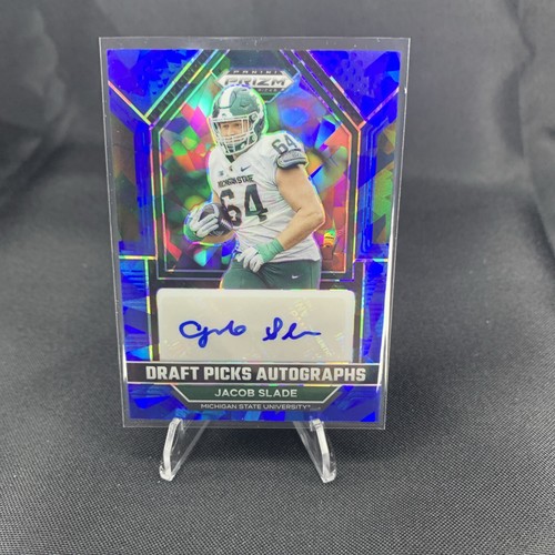 2023 Panini Prizm Draft Picks Jacob Slade Blue Ice Prizm Rookie Auto ...