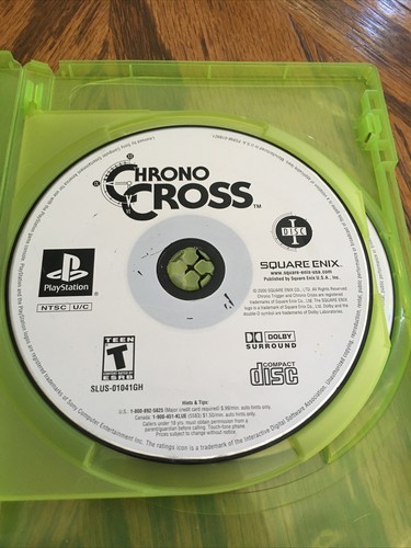 Chrono Cross (Sony PlayStation 1, PS1, 2000) Disc 1 & 2 Only-Tested ...