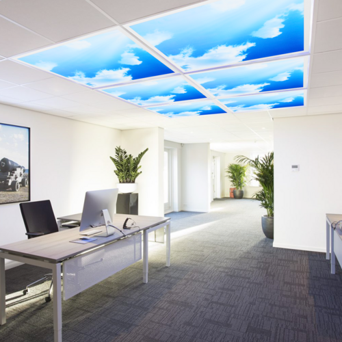 Ceiling Tiles Look Like Sky Skyscape LED Ceiling Panels Professional