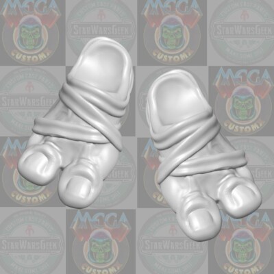 Teenage Mutant Ninja Turtles custom feet v1 1:6 1:10 1:12 1:18 action ...