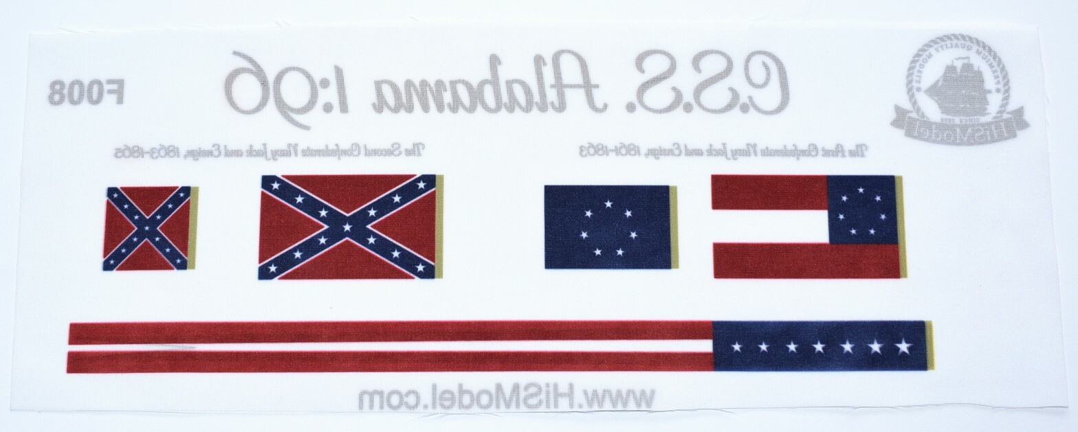 Revell CSS Alabama 1:96 - Flags and Draft scales for model | eBay