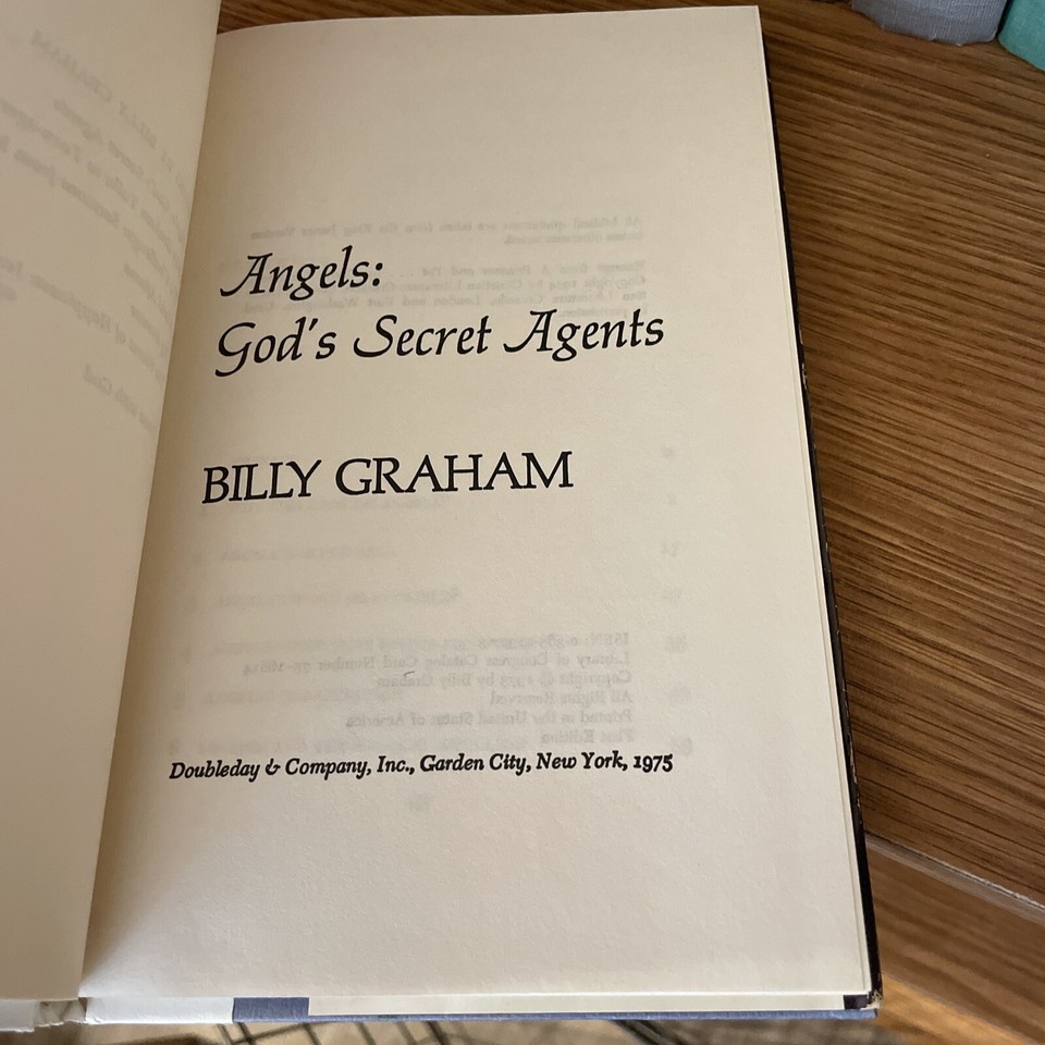 Angels God's Secret Agents by Billy Graham 1975 First Edition ...