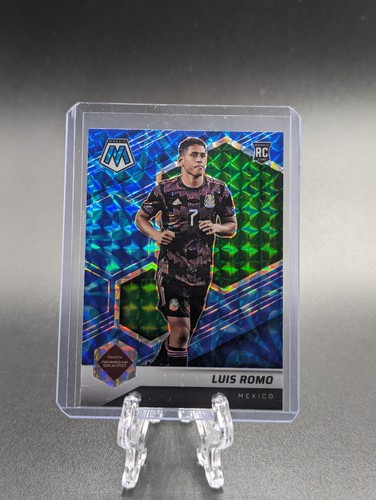 2021-22 Mosaic Road to the World Cup FIFA Reactive Blue🔥Luis Romo RC ...