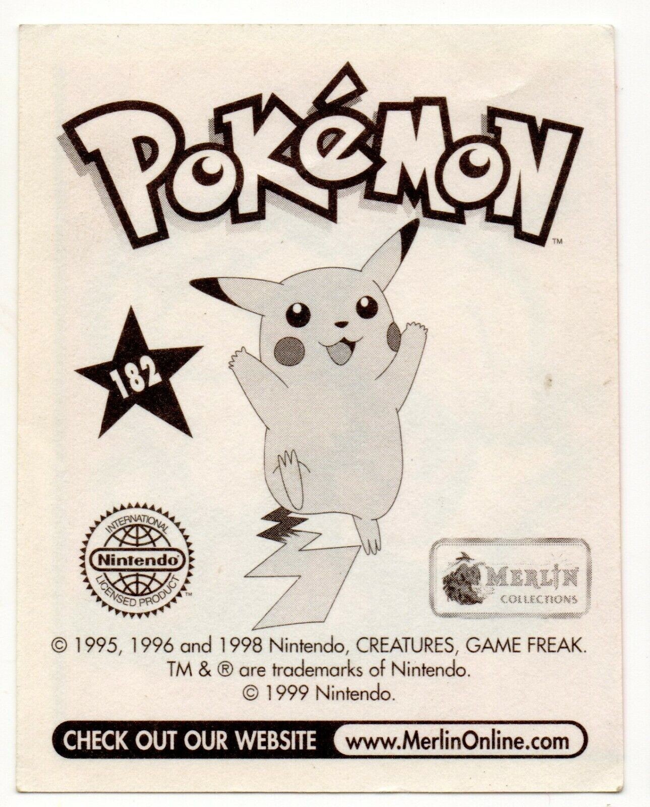 Golem 1999 Pokemon Series #1 Sticker Topps Merlin Nintendo | eBay