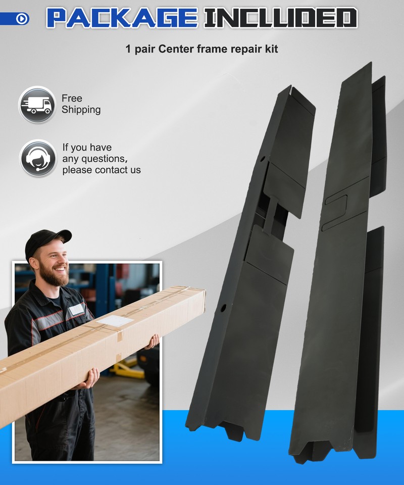 Full Center Frame Rust Repair Frame Kit For 2007-2014 Chevy/GMC 1500 ...