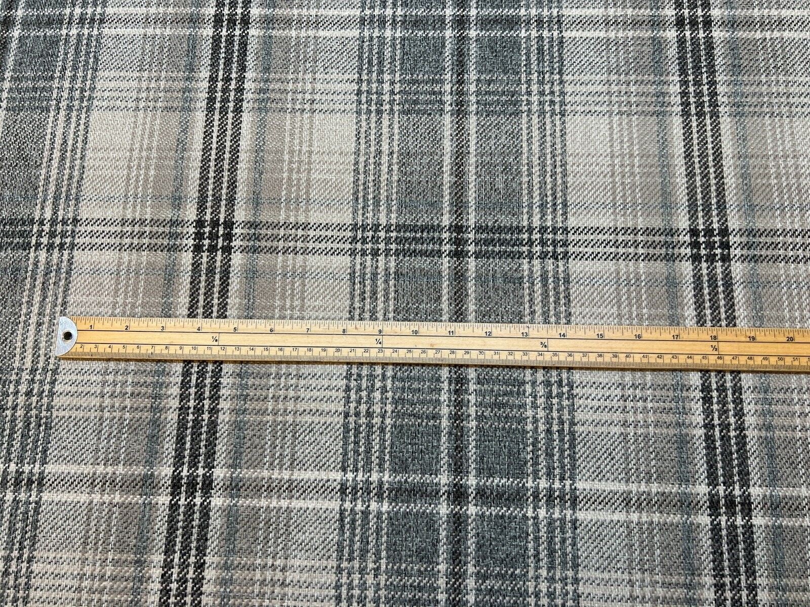 Traditional check upholstery fabric, 145cm wide, Price per 1/2 m | eBay