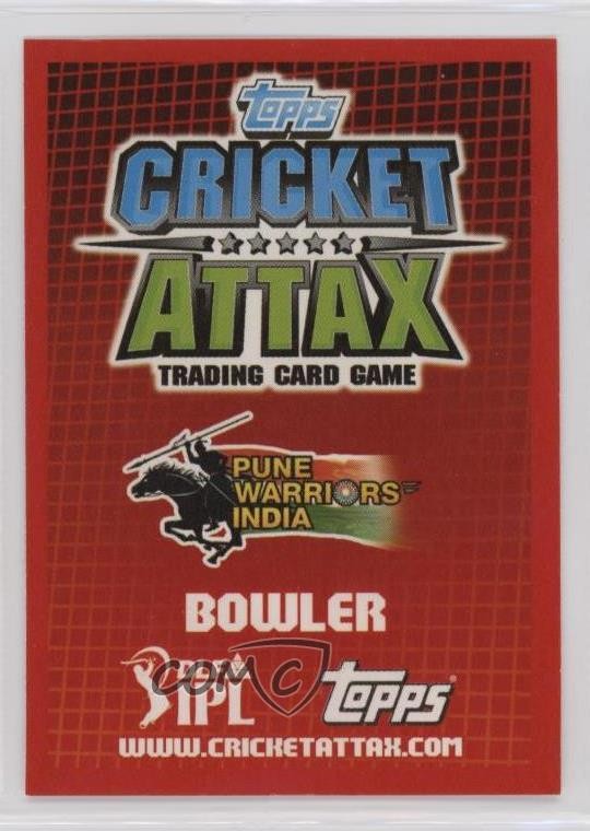 2012 Topps Cricket Attax IPL Bowler Murali Kartik | eBay