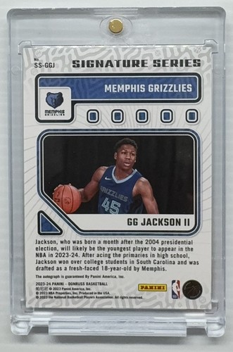 2023-24 Donruss GG Jackson II Signature Series Rookie RC Auto #SS-GGJ ...