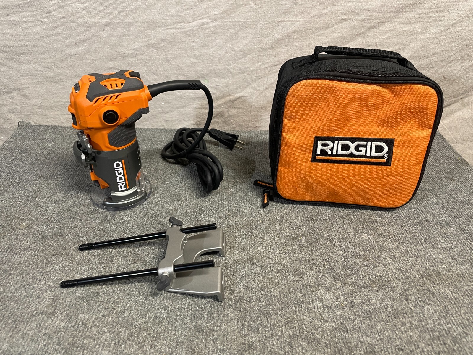 RIDGID 5.5 Amp Compact Fixed-Base Corded Router R24012 | eBay