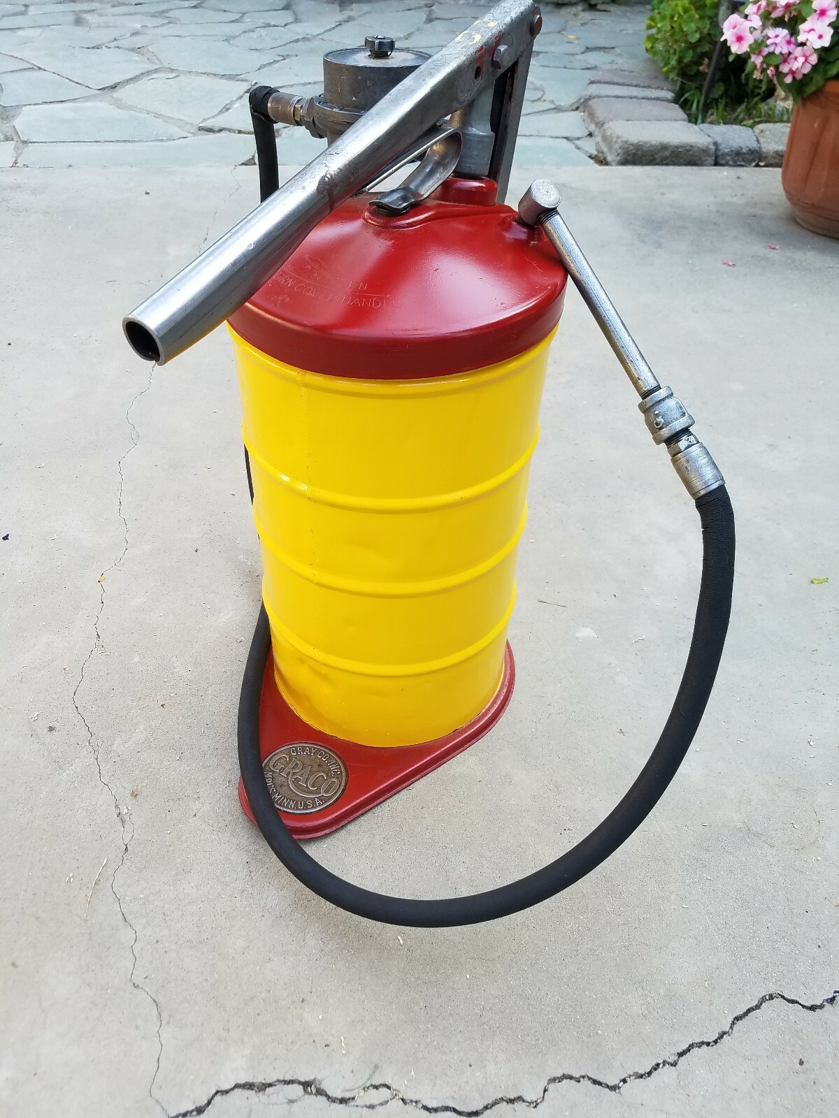 VINTAGE GRACO SERVICE STATION OIL DISPENSER LUBE AUTOMOBILE | eBay