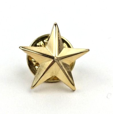 Premium Metal Gold Star Pin with Butterfly Clutch Back | eBay