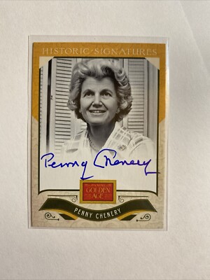 2012 Panini Golden Age Historic Signatures Penny Chenery Auto ...