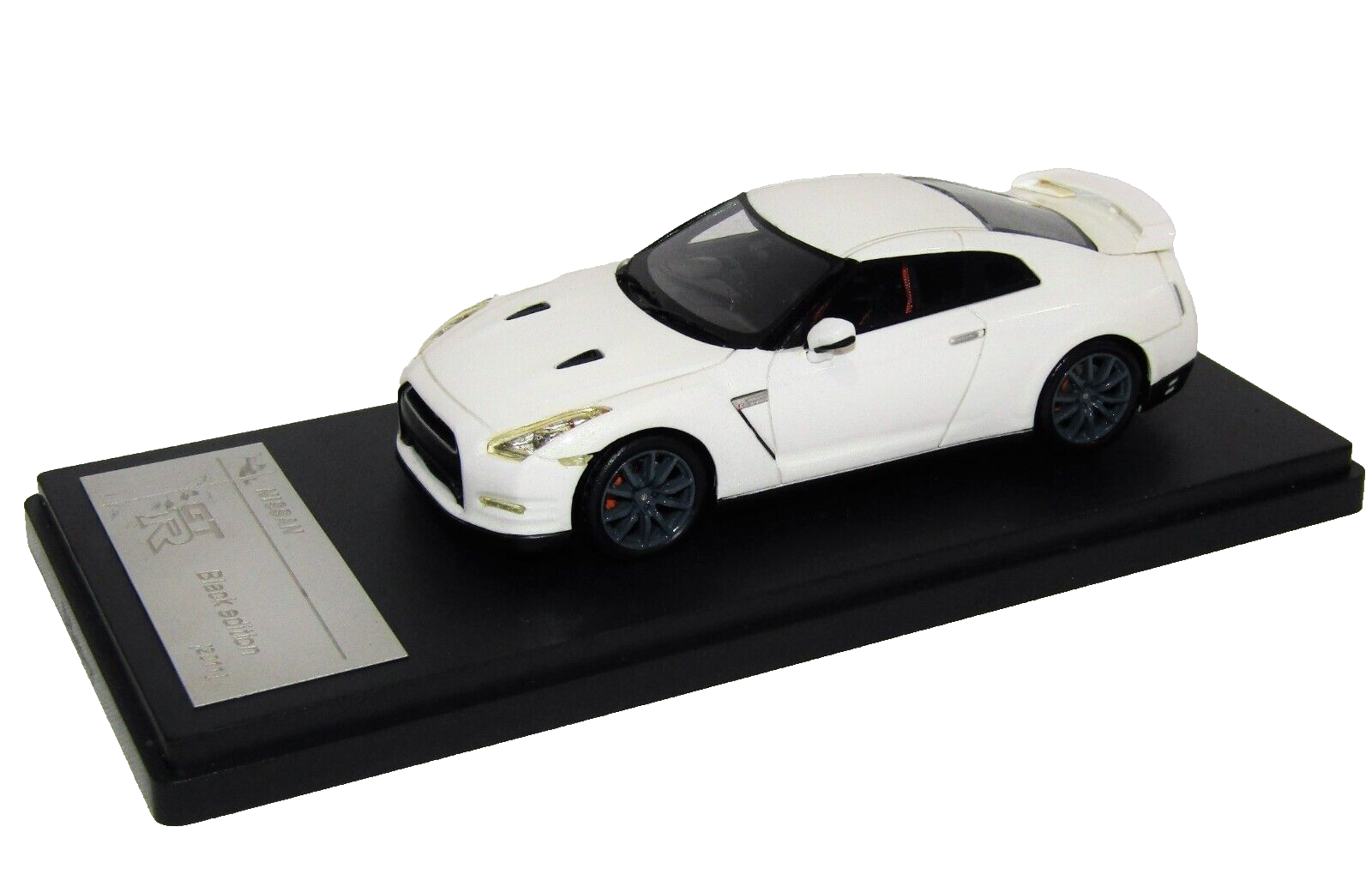 1:43 WITS 2011 Nissan GT-R Black Edition White | eBay