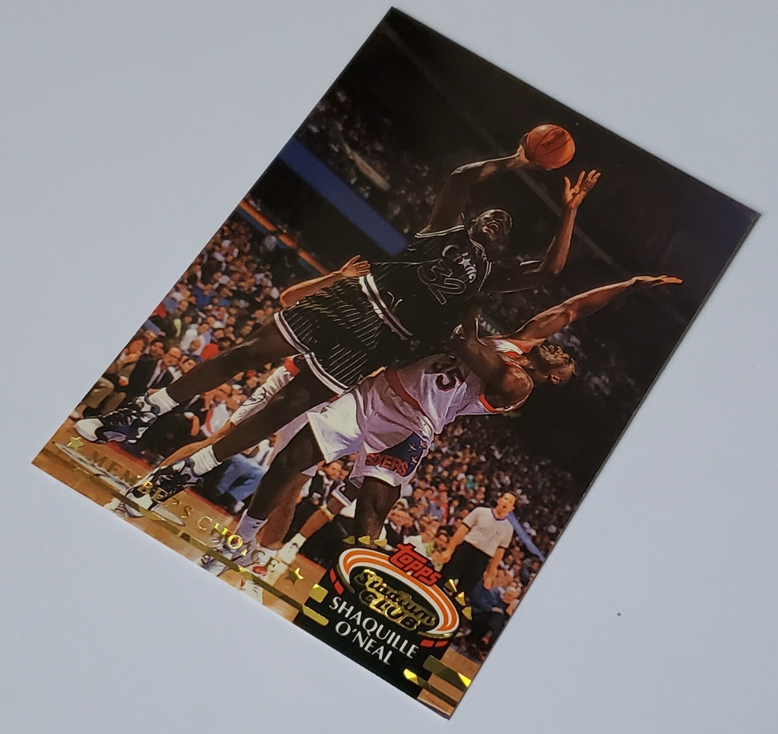 1992-93 SHAQUILLE O'NEAL Topps Stadium Club Members Choice Rookie Card ...