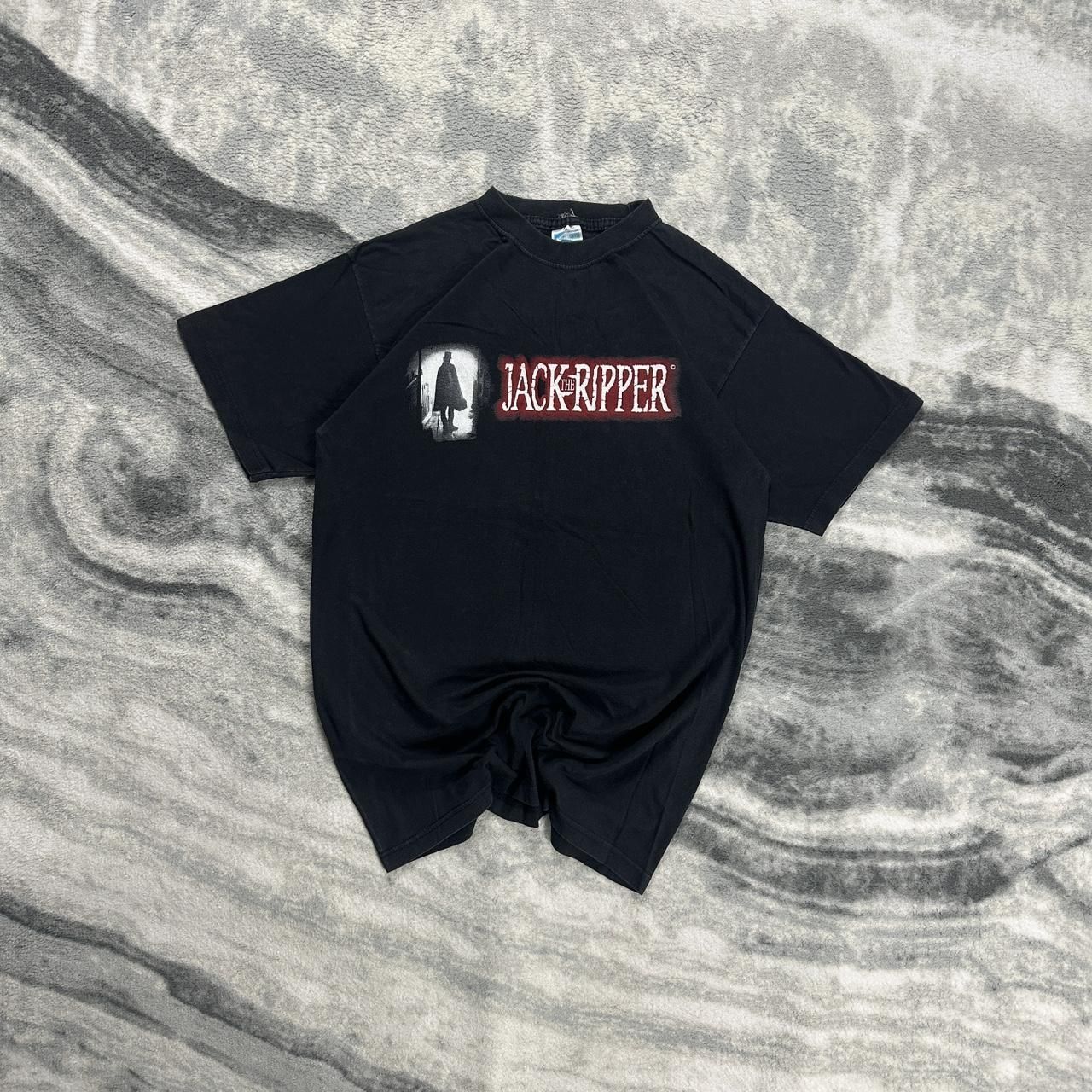 Vintage Jack The Ripper Whitechapel Tour Black Short … - Gem