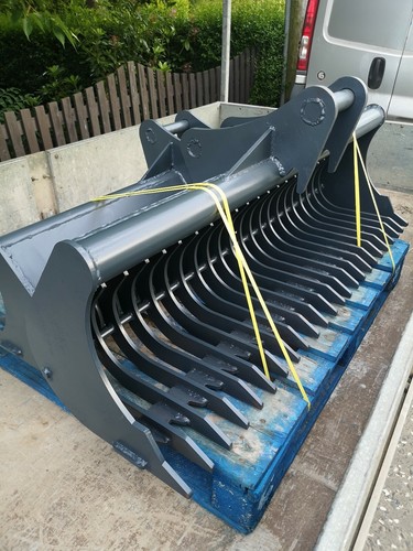 4-6 Ton Excavator Riddle Rake Bucket Lawn Rake | eBay