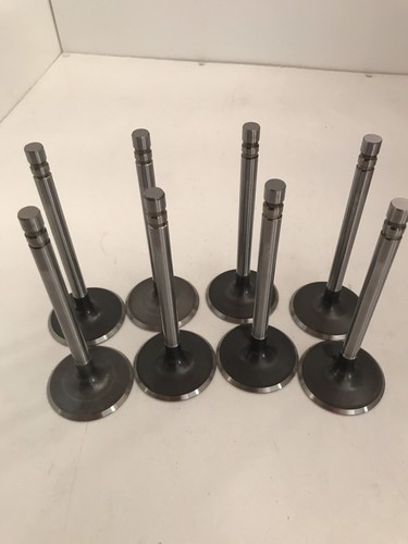 Exhaust Valves set 1.50 +15 Stem Set of 8 1963-1993 Chevy SBC 400 350 ...