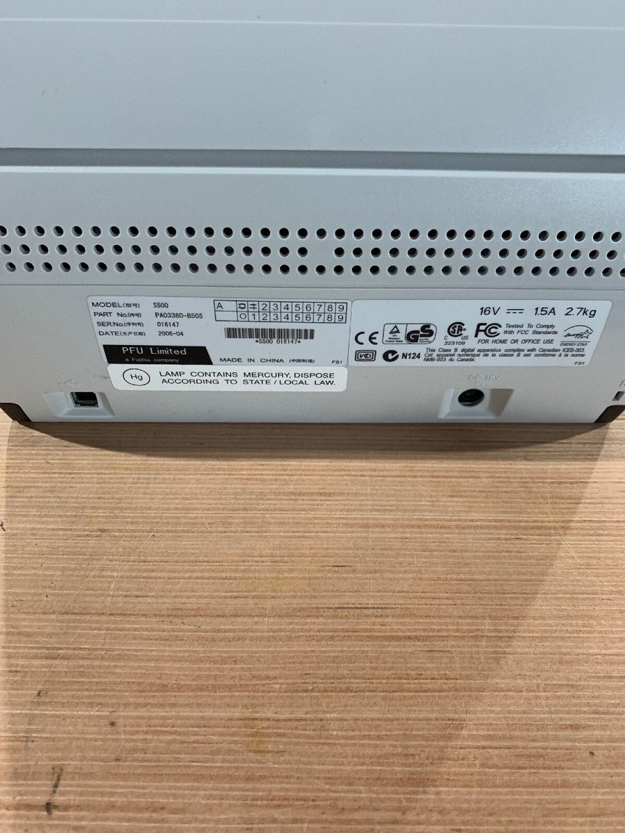 Fujitsu Scansnap S500