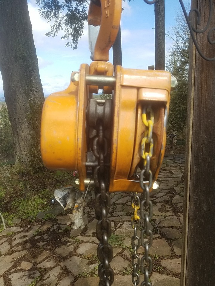 MAGNA Heavy Duty Chain Hoist 2 TON Fall Chain Hoist 10 Foot EUC | eBay