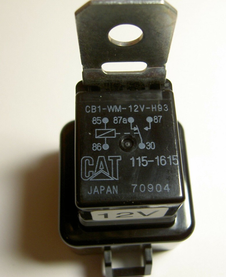 GENUINE 12V CATERPILLAR RELAY NEW 115-1615 1151615 FAST Shipping CAT ...